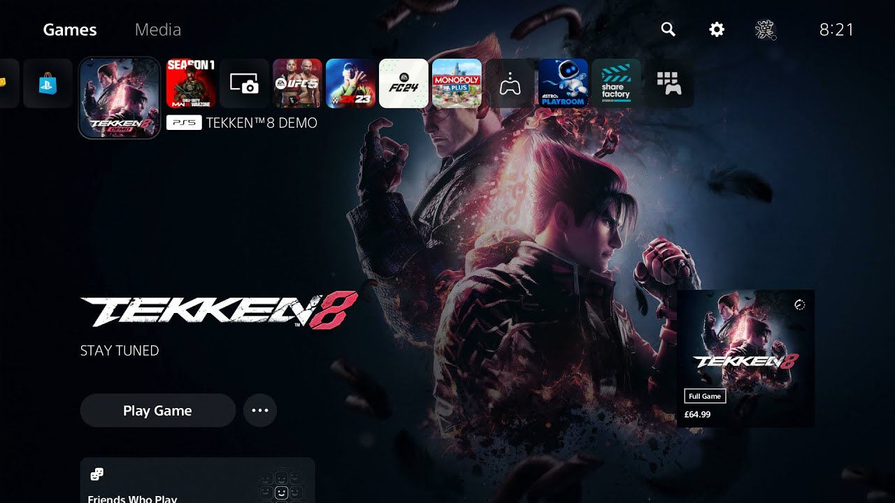 TEKKEN 8 - Start Up Screen + FULL Menu Walkthrough (PS5 - DEMO) - YouTube