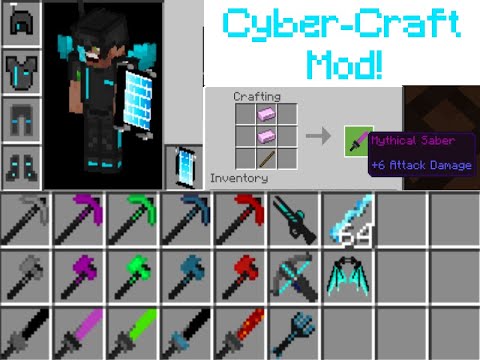 MINECRAFT CYBER-CRAFT MOD! | Minecraft - YouTube