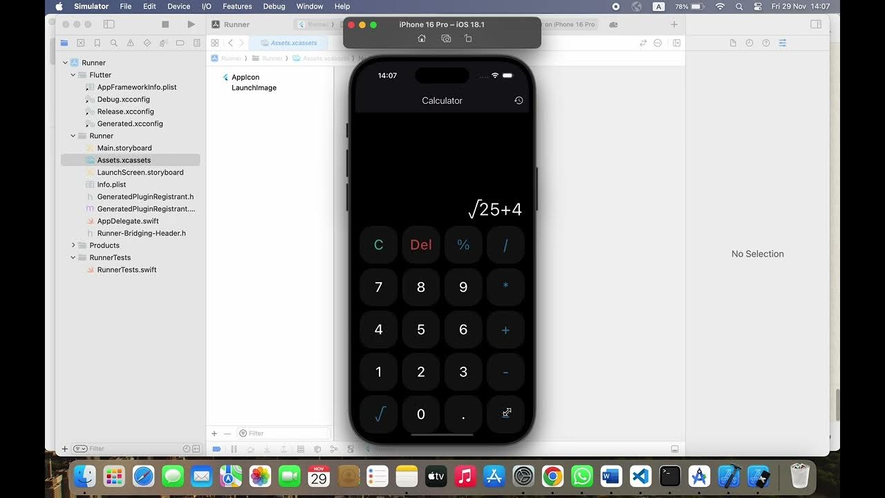 Calculator App Flutter IOS - YouTube