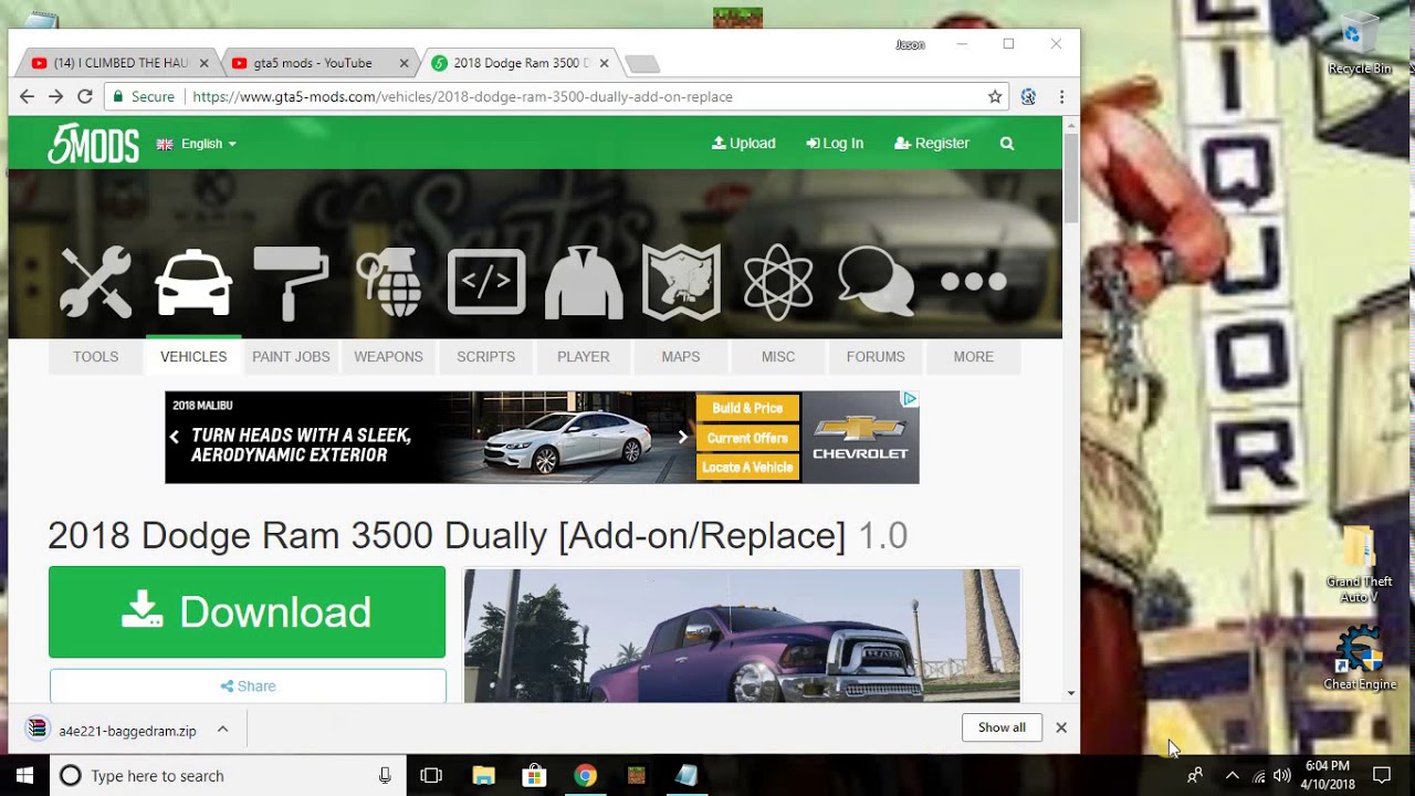 HOW TO GET AND INSTALL MODS FOR GTA 5 ON PC WINDOWS 10 - YouTube