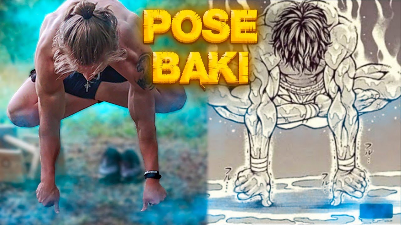 POSE BAKI😈 | BAKI two fingers Pose Challenge 🔥 #fitness #workout #anime ...