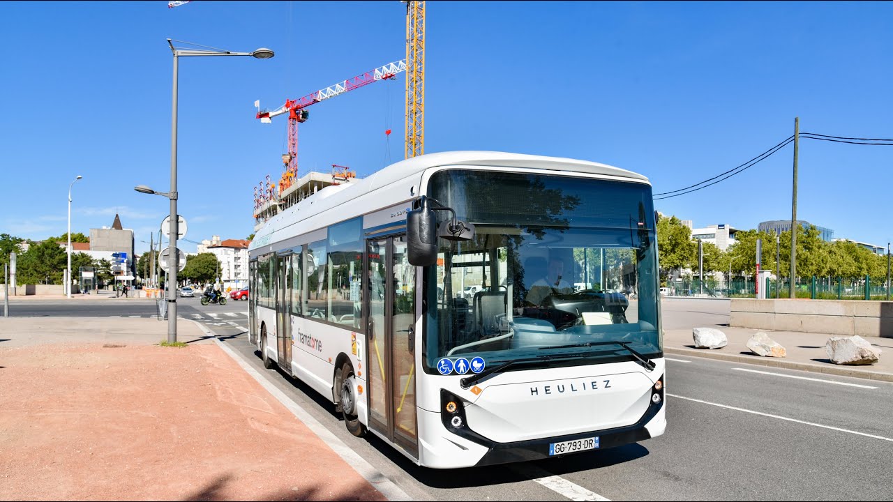 Bus de Lyon - A bord d'un Heuliez GX337 Elec (Framatome) - YouTube