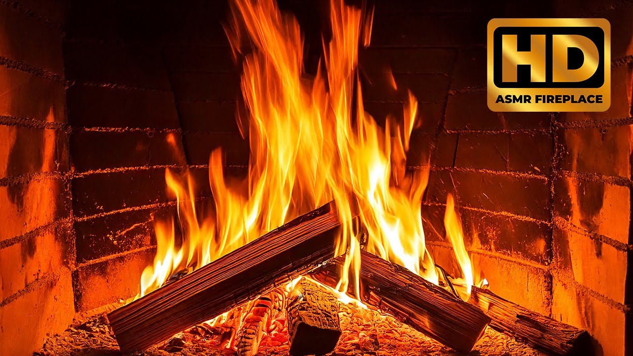 Cozy Fireplace & Crackling (12 HOURS) Fire Sounds for Sleep, Relaxation ...