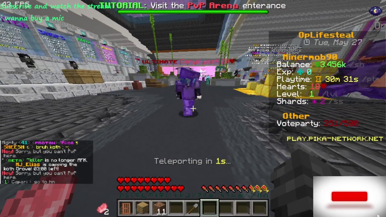 Universal MC Minecraft server 24/7 online server Gamemplay - YouTube