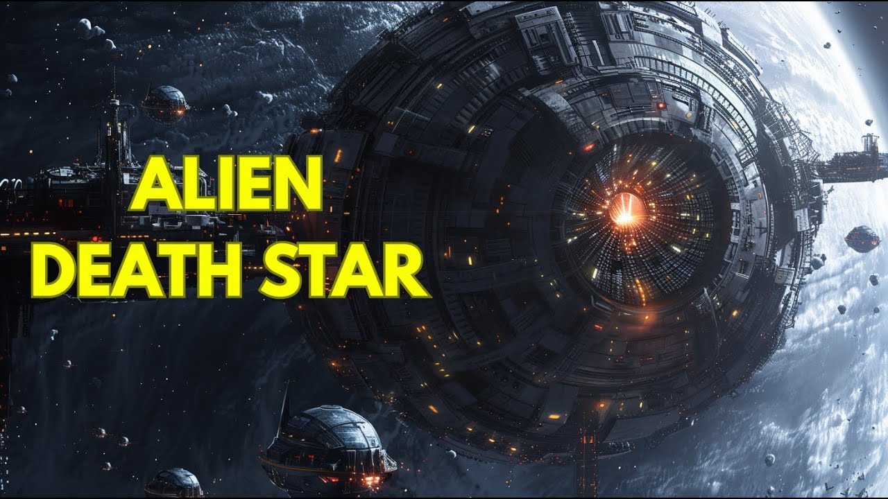 Alien Death Star Megastructure Cruisers | Cinematic Deep Space Ambient ...