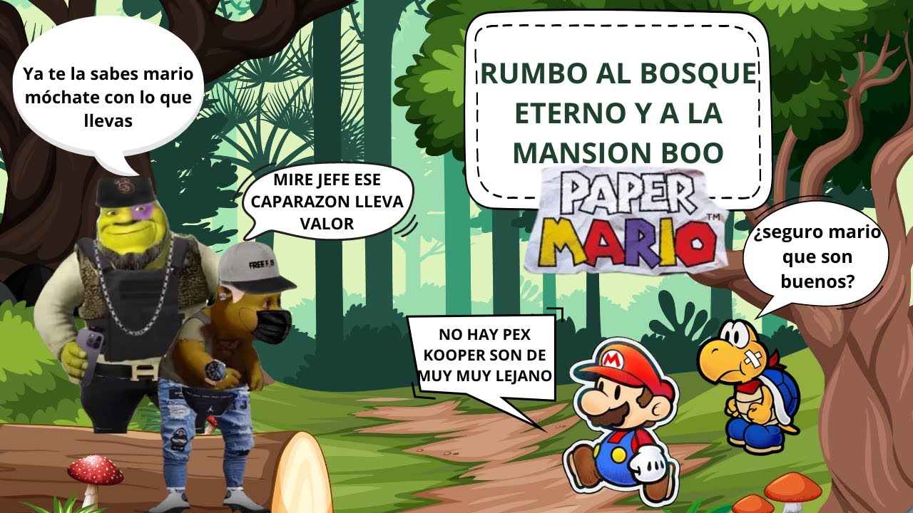 NOS ENCONTRAMOS AL SHERK BUCHON |RUMBO AL BOSQUE ETERNO Y A LA MANSION ...