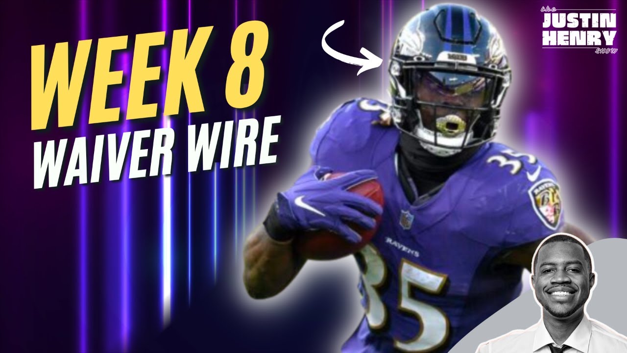 Fantasy Football Week 8 Waiver Wire | Pick Up Gus Edwards | Fantasy ...