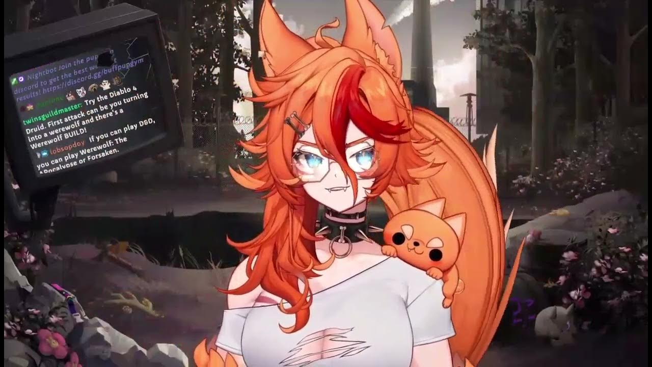 = buff pup reacting to what I said in chat = - YouTube