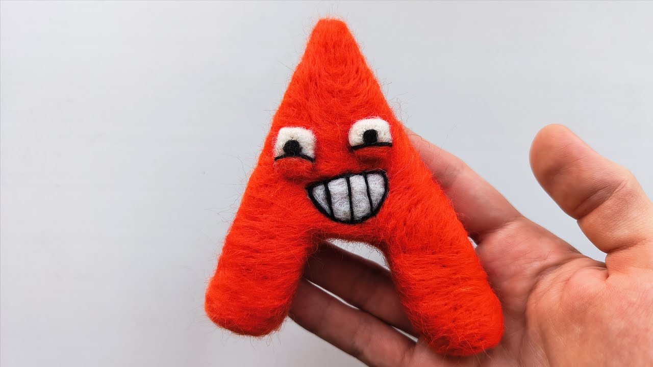 Greek Alphabet Lore A (Alpha) Needlefelt Wool Art - YouTube