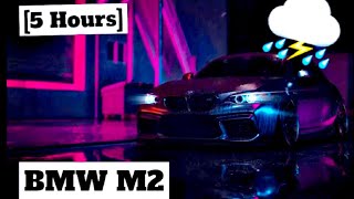BMW M2 Engine Sound Live Wallpaper [5 Hours] Rain Sounds #BMW #BMWM2 #M2 #rainsounds #Rain