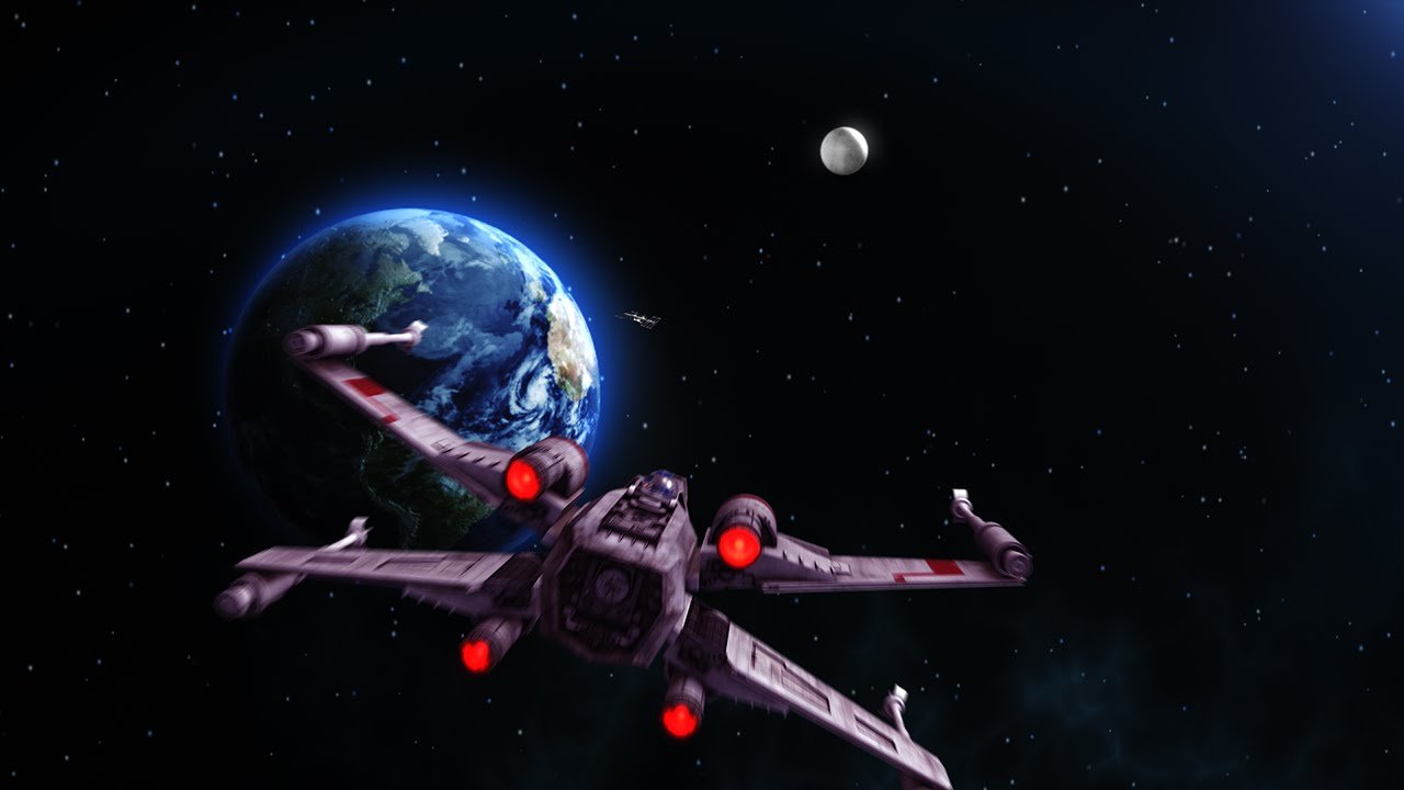 Going Home X-Wing R2D2 Video Copilot Star Wars Pack - YouTube