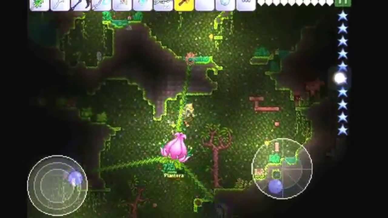 Terraria: How to spawn and kill planterra - YouTube
