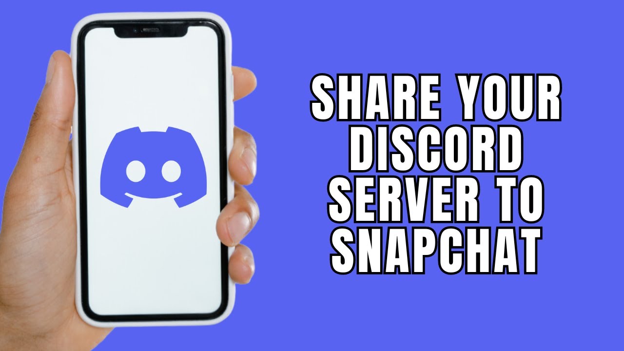 HOW TO SHARE YOUR DISCORD SERVER TO SNAPCHAT - YouTube