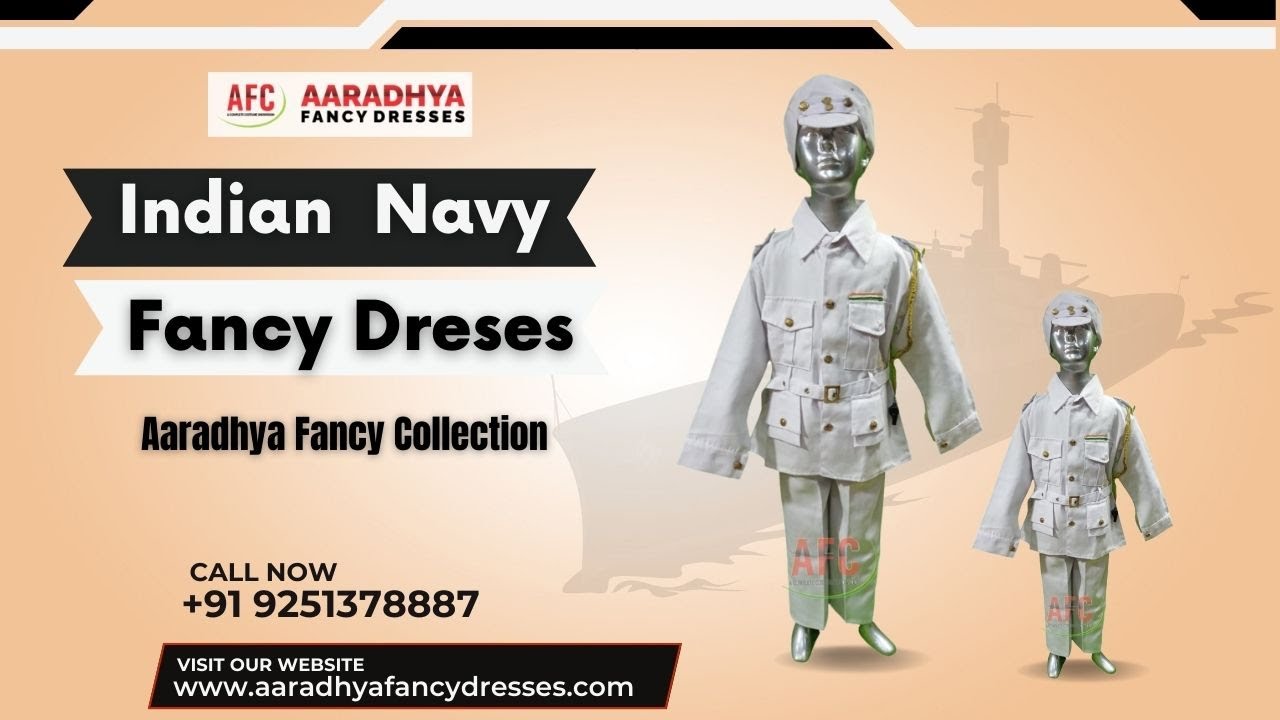 Best Navy Fancy Dress | Best Our Helper Fancy Dresses | Independence ...