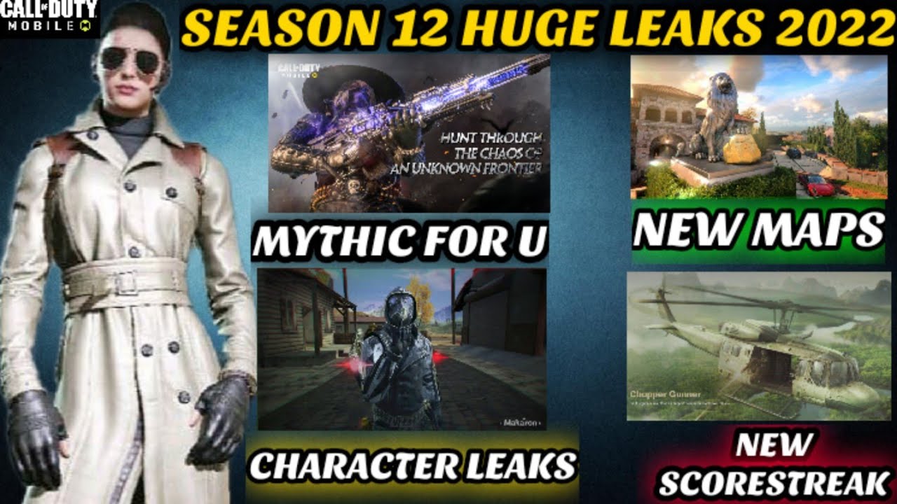 SEASON 12 HUGE LEAKS 2022 | SEASON 12 CHARACTERS LEAKS 2022 | SEASON 12 ...