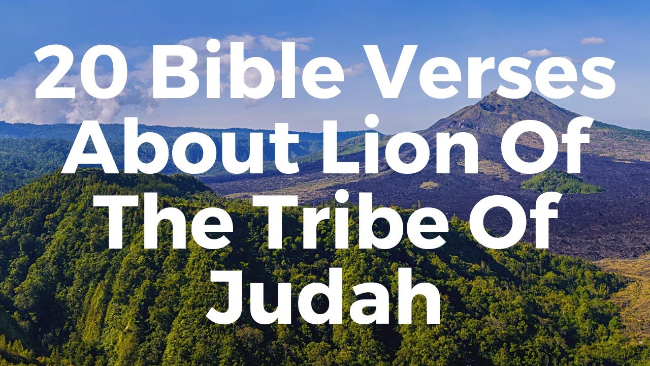 20 Bible Verses About Lion Of The Tribe Of Judah - YouTube