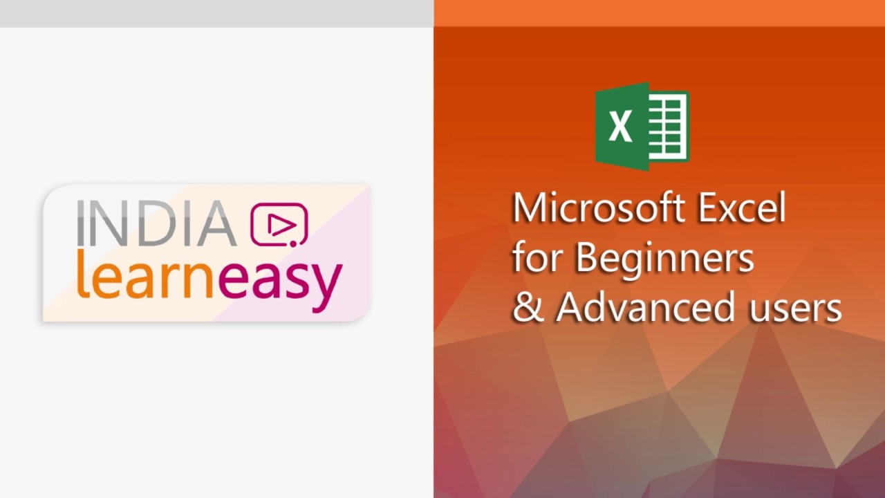 Be an Expert in Microsoft Excel from Beginner to Advanced Level - YouTube