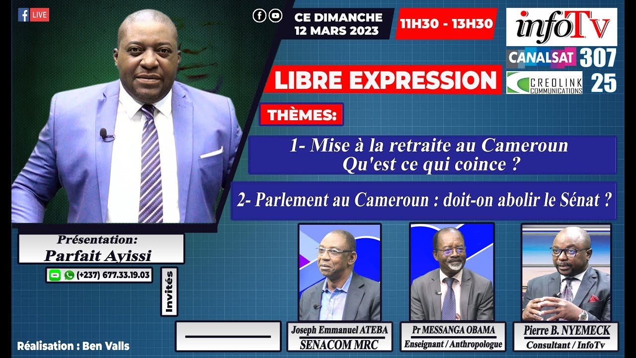 LIBRE EXPRESSION DU 12 MARS 2023 - YouTube