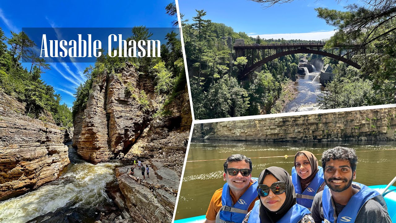 Ausable chasm NY || Grand Canyon of the Adirondacks || Hiking and River ...