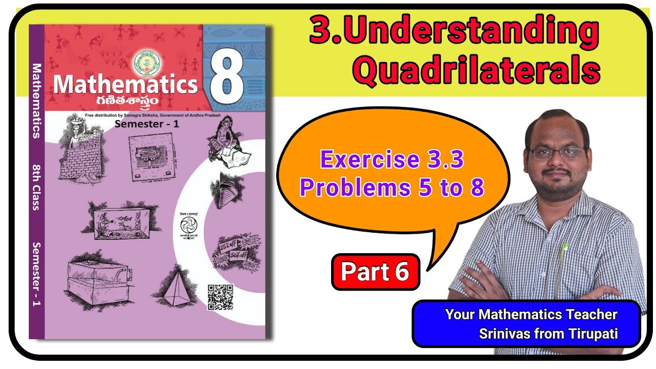 8th Class Maths New Syllabus||3rd Chapter||Exercise 3.3||Part-6 #maths ...