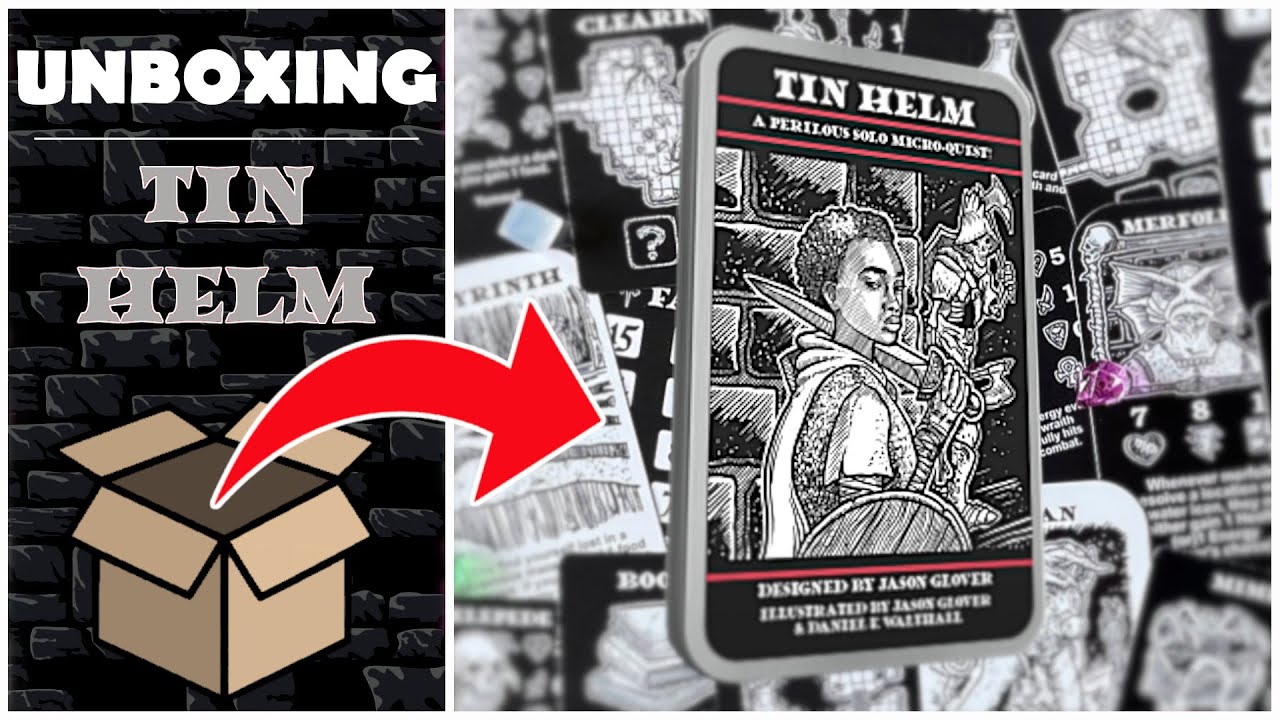 🎲 Unboxing Tin Helm - An EPIC Solo Player Mint Tin Dungeon Crawler! 🎲 ...