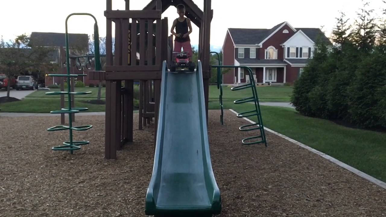 Slow mo slide - YouTube