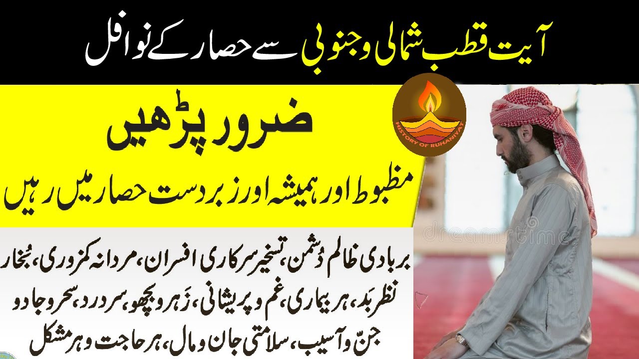 Hisar e Qutbi ke Nafil | Ayat e Qutub Shumali | Ayat e Qutub Janubi ...