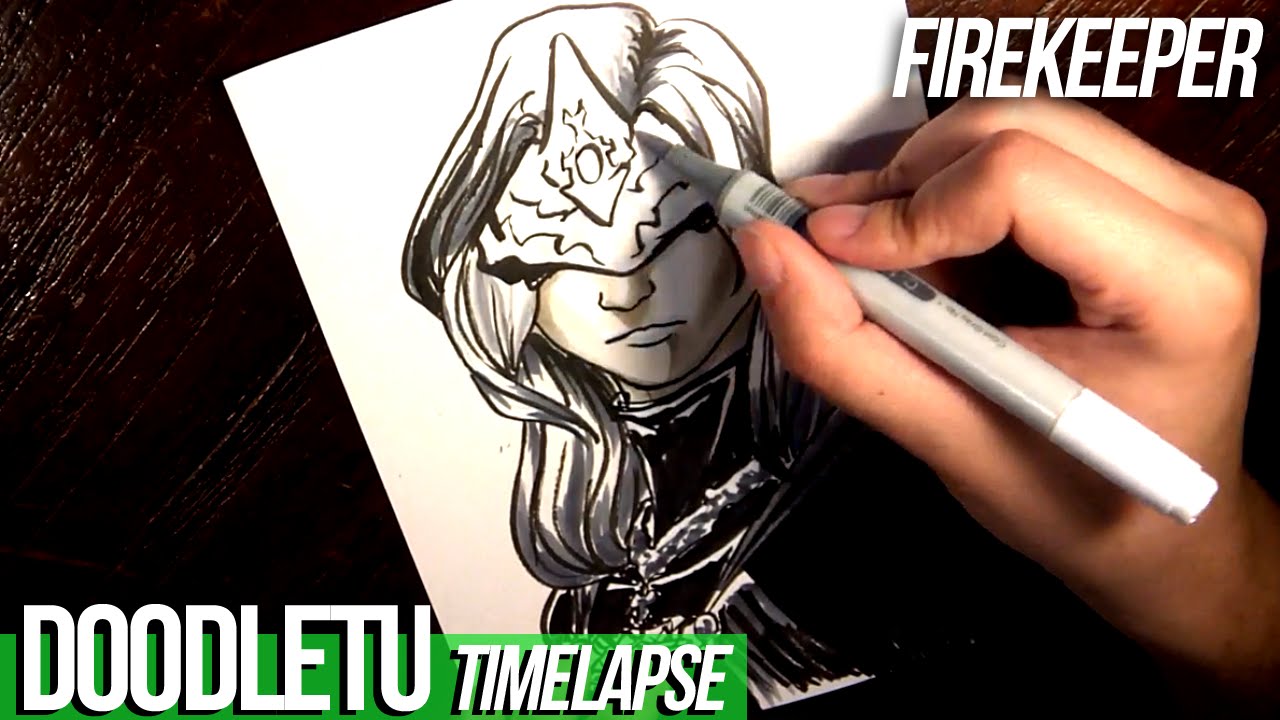 Let's Draw... Fire Keeper (DARK SOULS 3) - DoodleTu #29 - YouTube