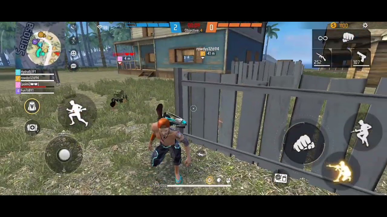 FREE FIRE GAMEPLAY | 4v4 |CS Ranked. | Born2Win | #freefire #gaming # ...