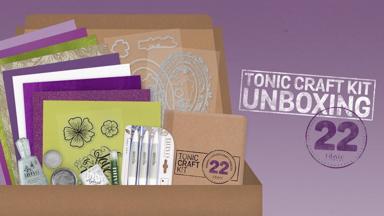 Tonic Studios Craft Kit 22 Live - Official Unboxing (Tonic Live Show No ...