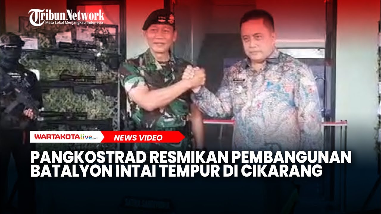 Panglima Kostrad Resmikan Pembangunan Batalyon Intai Tempur di Cikarang ...