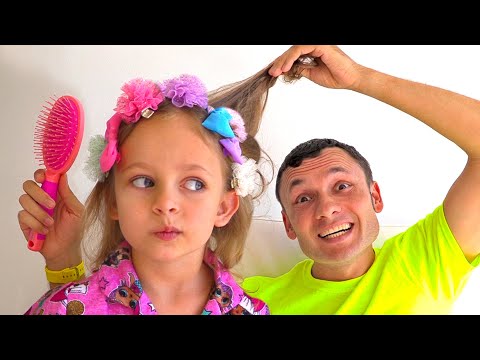 Canção Infantil - Pai e filhas | Song about Daddy and daughters | Children Song in Portuguese