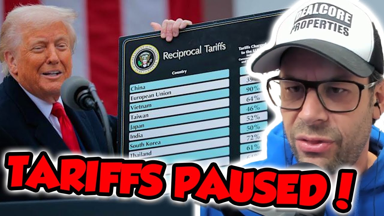 TRUMP HAS PAUSED THE TARIFFS! - YouTube