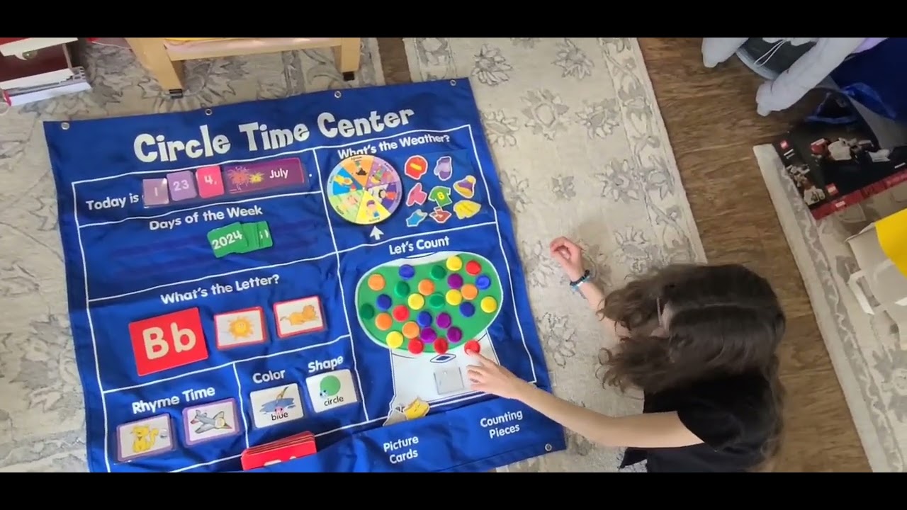 Never too old 😀 for circle time center ️ - YouTube