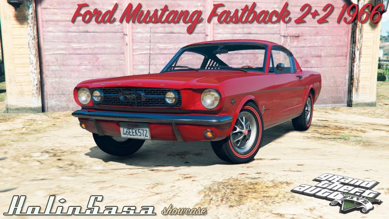 GTA 5 Ford Mustang Fastback 2+2 1966 - YouTube