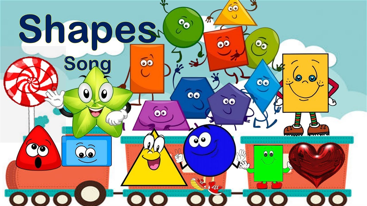 The Shapes Song | Nursery Rhymes | Kids songs | Educational video and ...