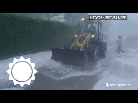 Winterlike scene develops in Germany, despite high temps in the 70s | AccuWeather