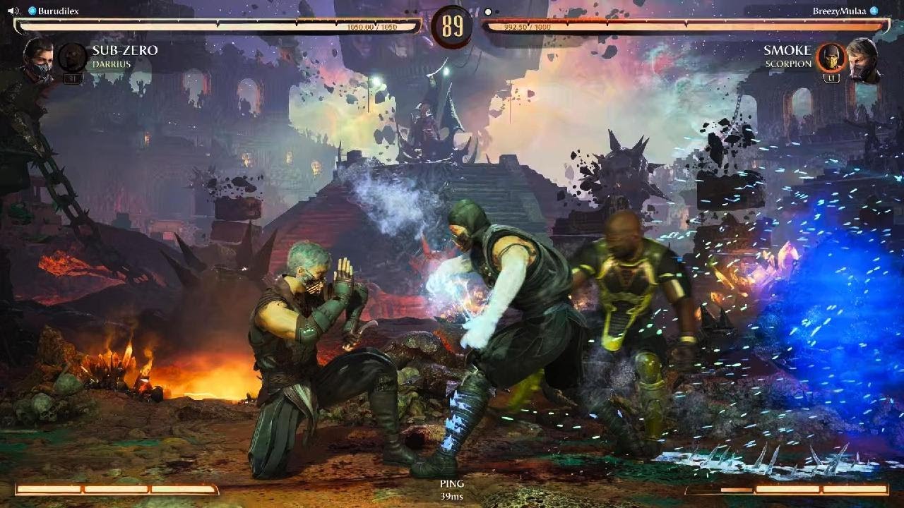 Mortal Kombat 1 Sub zero vs Smoke - YouTube