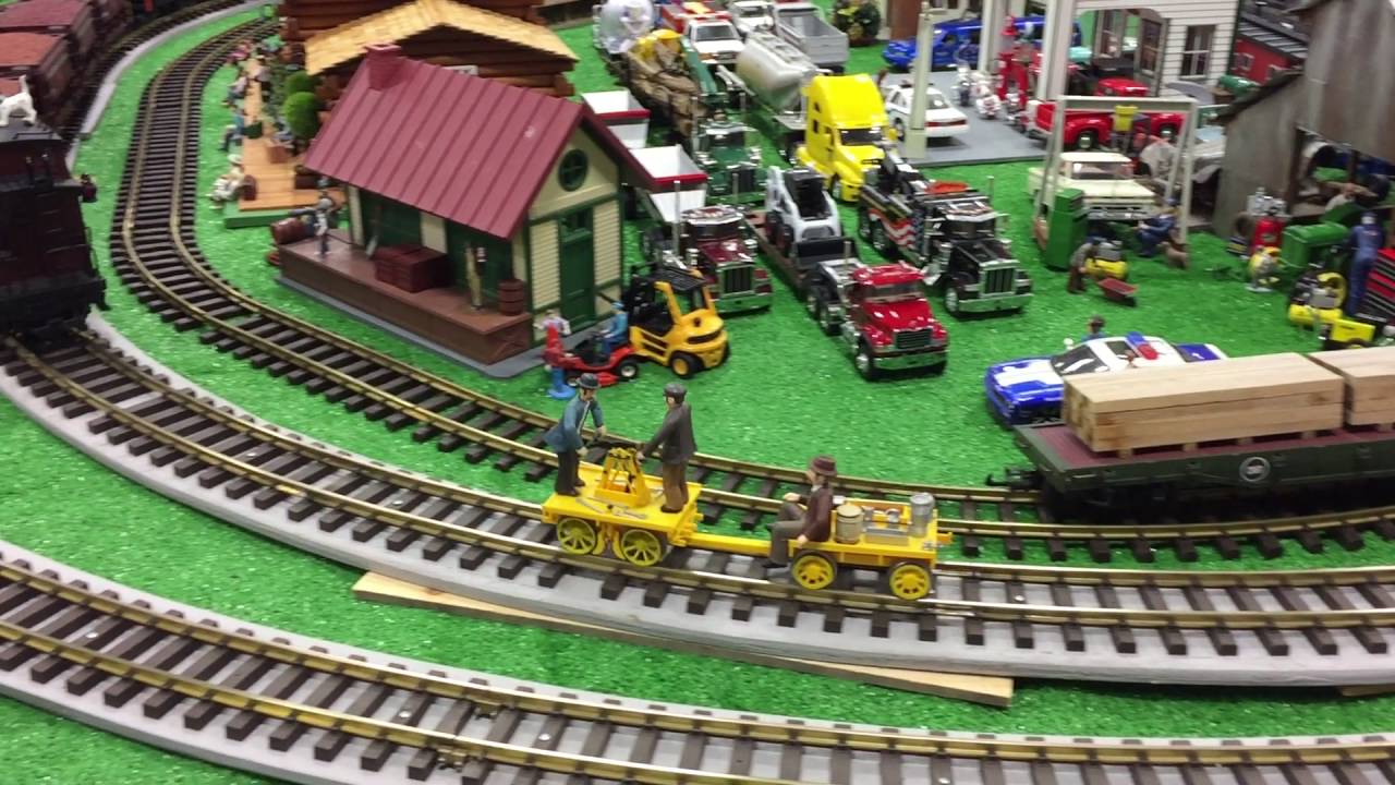 Two Trains and a Velocipede at the Manitoba Mega Train 2016 - YouTube
