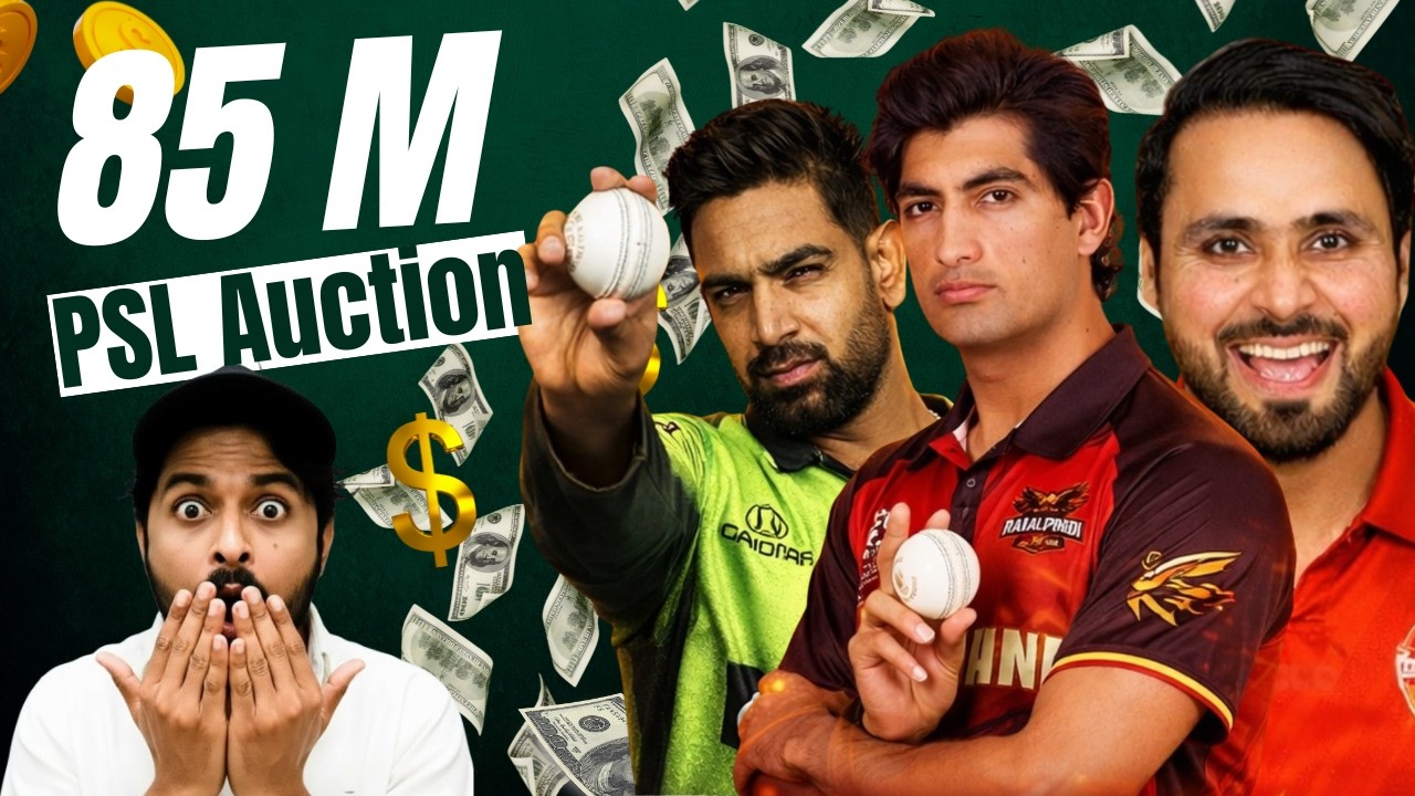 HBL PSL 2026 Players Auction | Sab Sy Mehnga Naseem Shah - YouTube