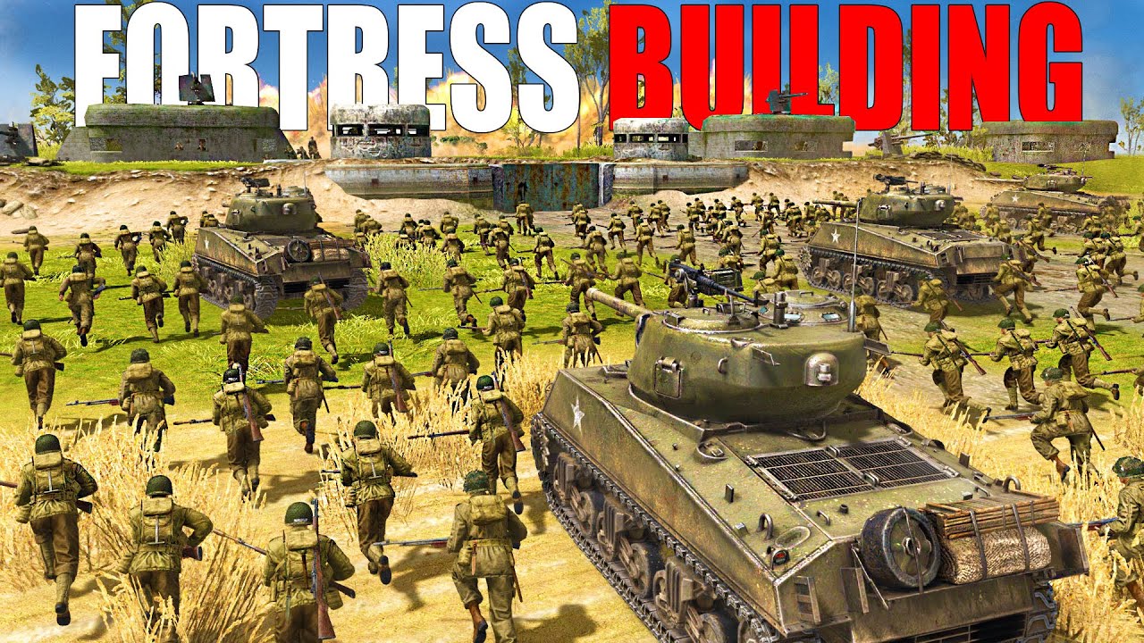 I built a WW2 FORTRESS to Withstand INVASION in New Gates of Hell Last ...