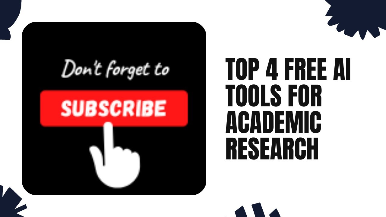 Best free ai tools for academic research/Dissertation writing. These four will save you