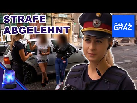 Parken in zweiter Spur: Lenkerinnen lehnen Strafe ab | Polizei Graz - Radau in Karlau | ATV