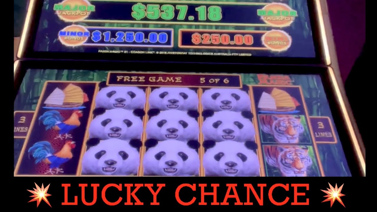 💥 LUCKY CHANCE 💥 PANDA MAGIC DRAGON LINK SLOT MACHINE 🎰 POKIE WINS ...