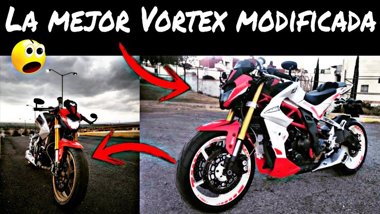 La mejor Vortex modificada de México!. Armado por piezas de otras motos ...