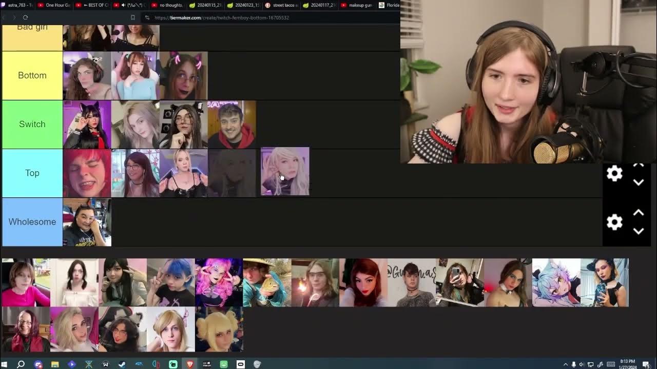 Astra does the Femboy Bottom Tier List (Complete) - YouTube