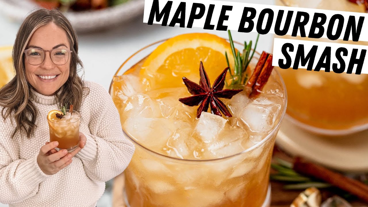 Maple Bourbon Smash (Big Batch Option) - YouTube