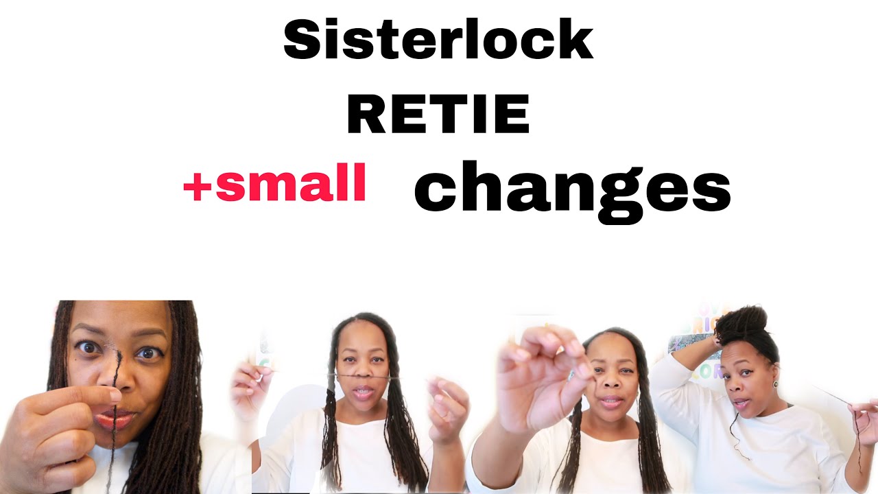 #sisterlocks #microlocs Retie|Small changes|Lost a loc again - YouTube