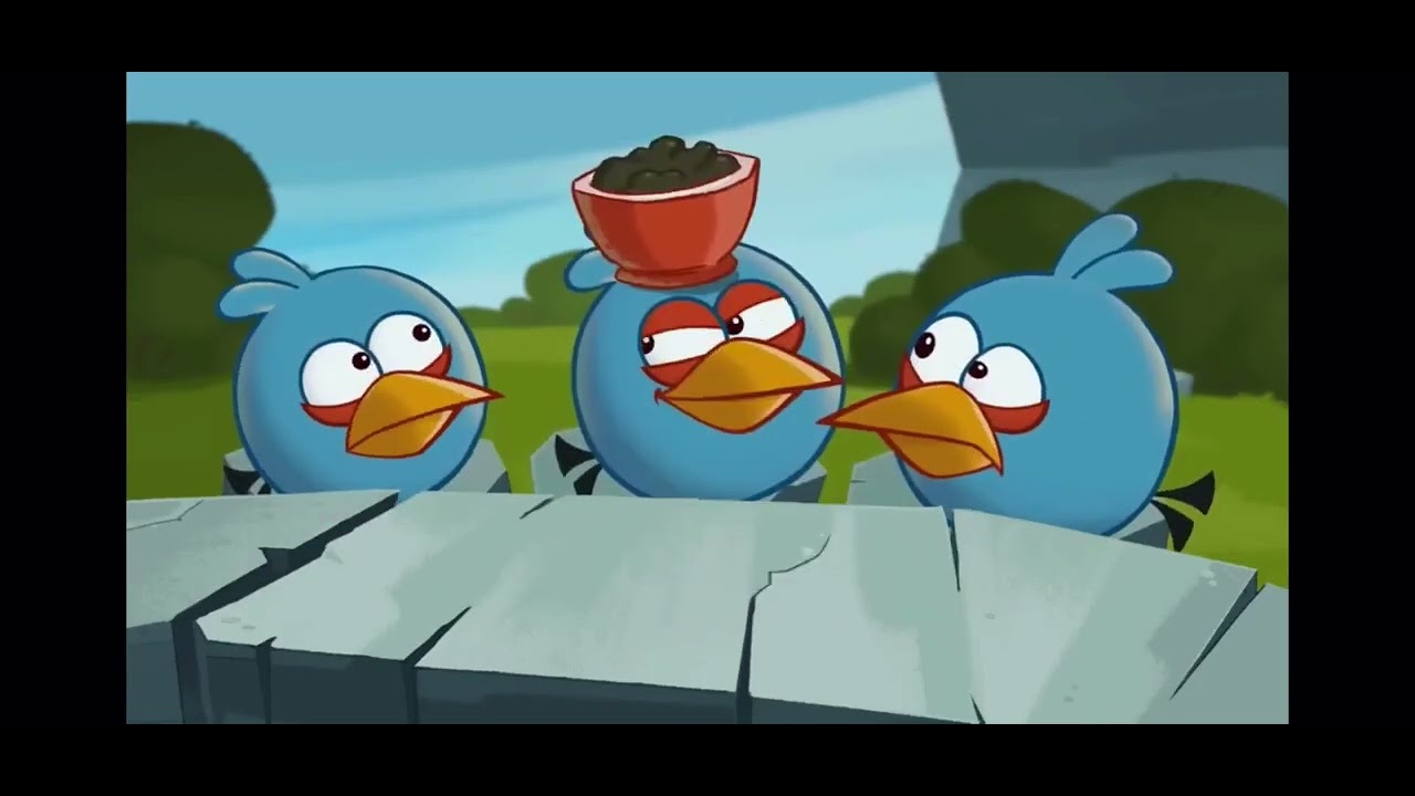 ezdubs.ai angry birds toons cordon bleugh English to Portuguese - YouTube