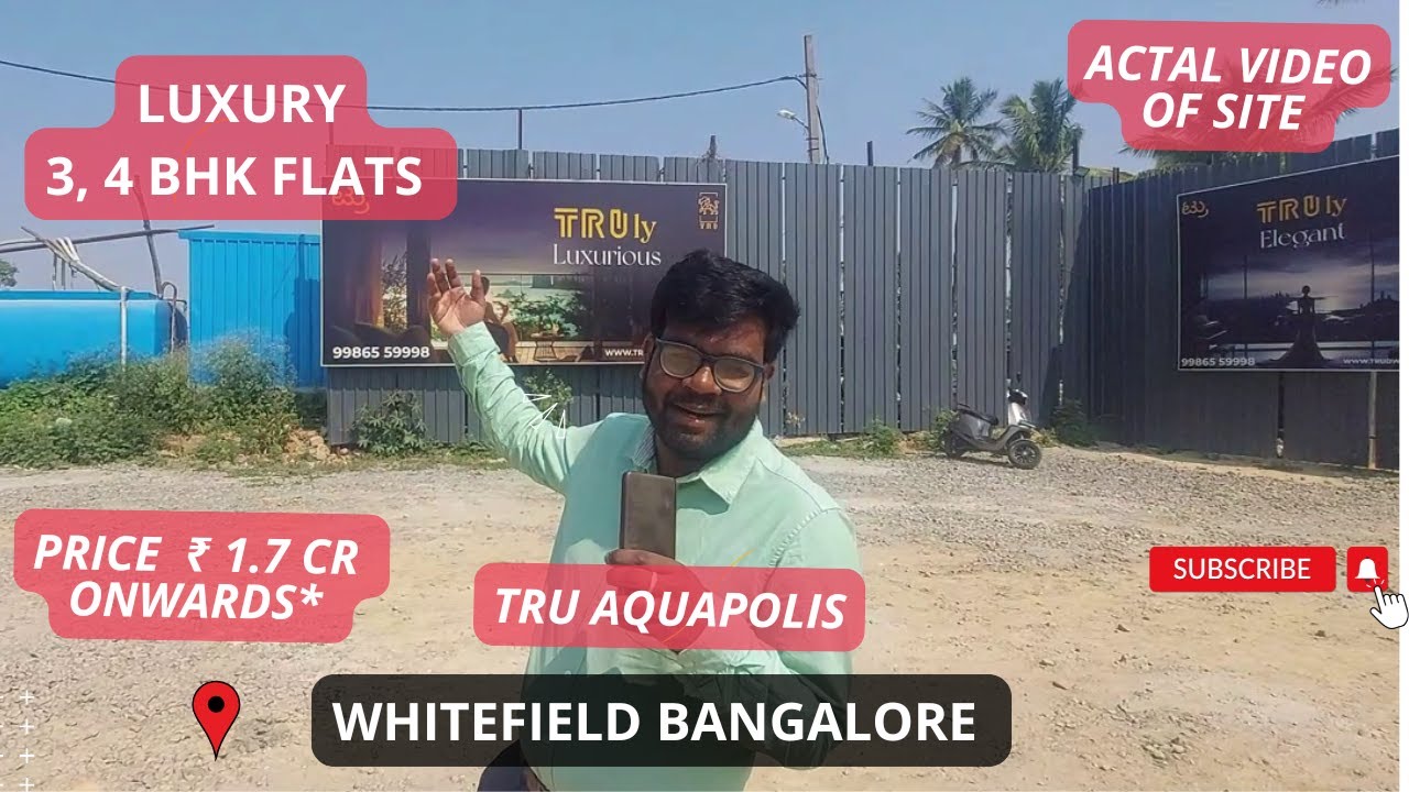 TRU Aquapolis |☎+91-6366370375| 3, 4 BHK Flats For Sale in Whitefield ...